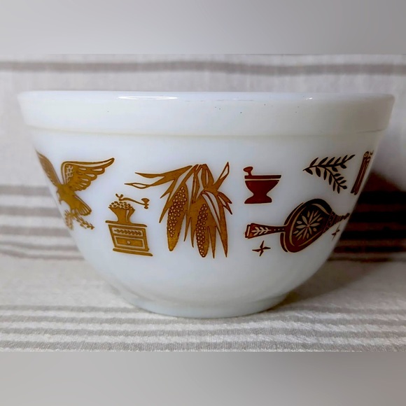 Pyrex | Accents | Vintage Pyrex Oven Ware Early American Mixing Bowl ...